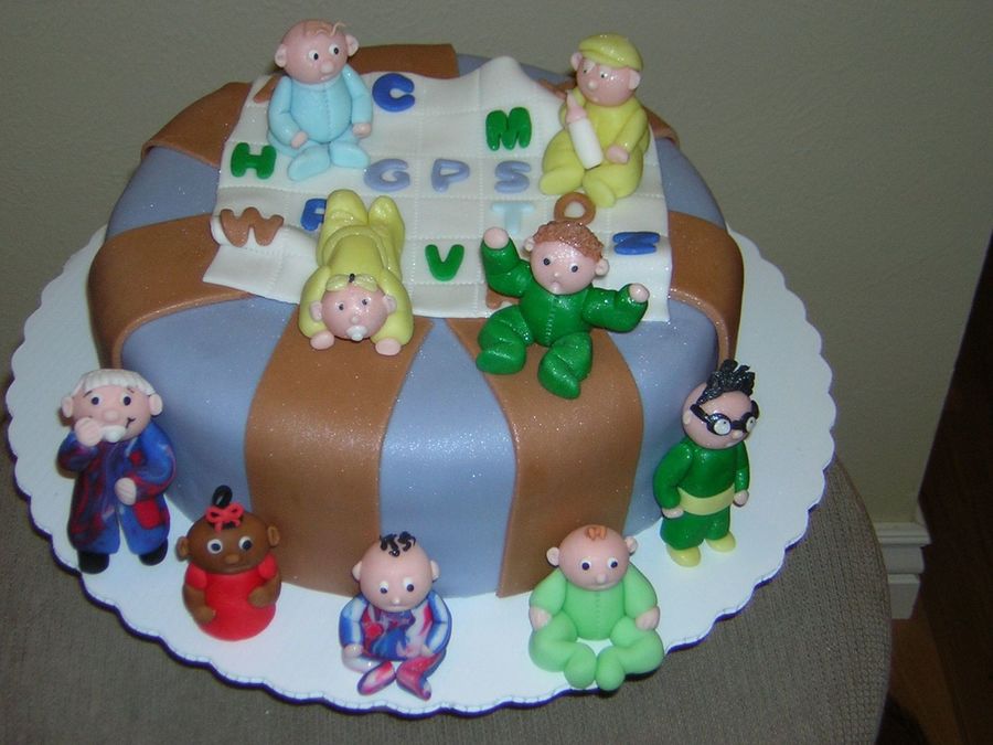 Sarah's Baby Shower Cake - CakeCentral.com