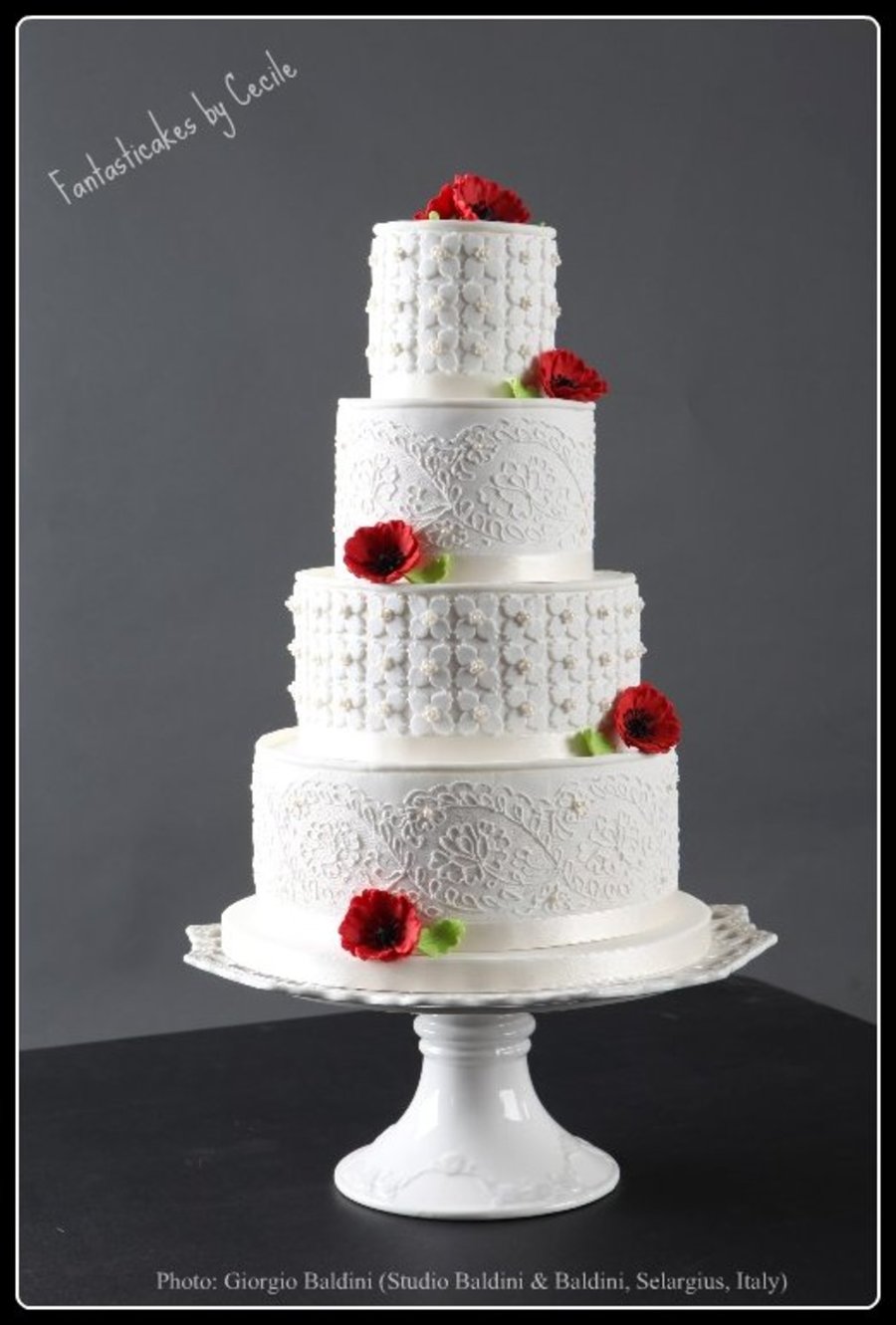 Lace Wedding Cake - CakeCentral.com