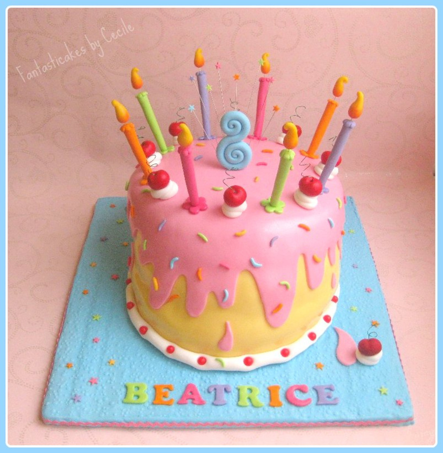 Drippy Icing Cake - CakeCentral.com