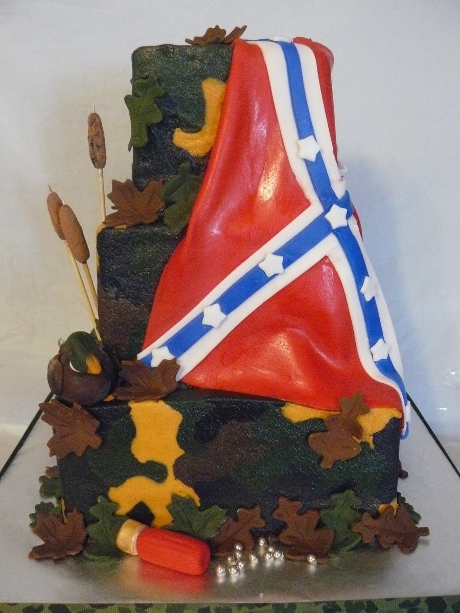Camo,rebel Flag - CakeCentral.com