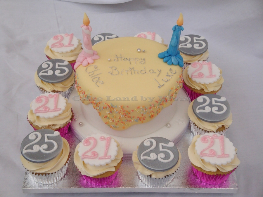 Combined Birthday Cake - CakeCentral.com