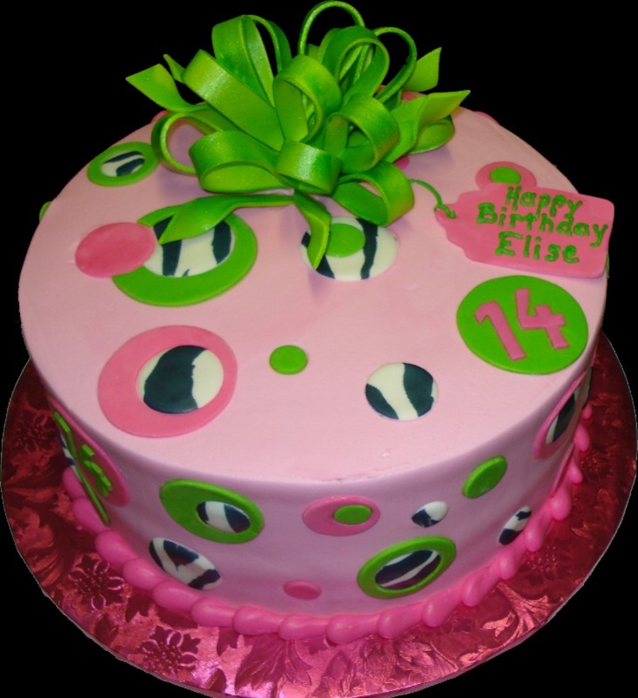 Zebra Dots - CakeCentral.com