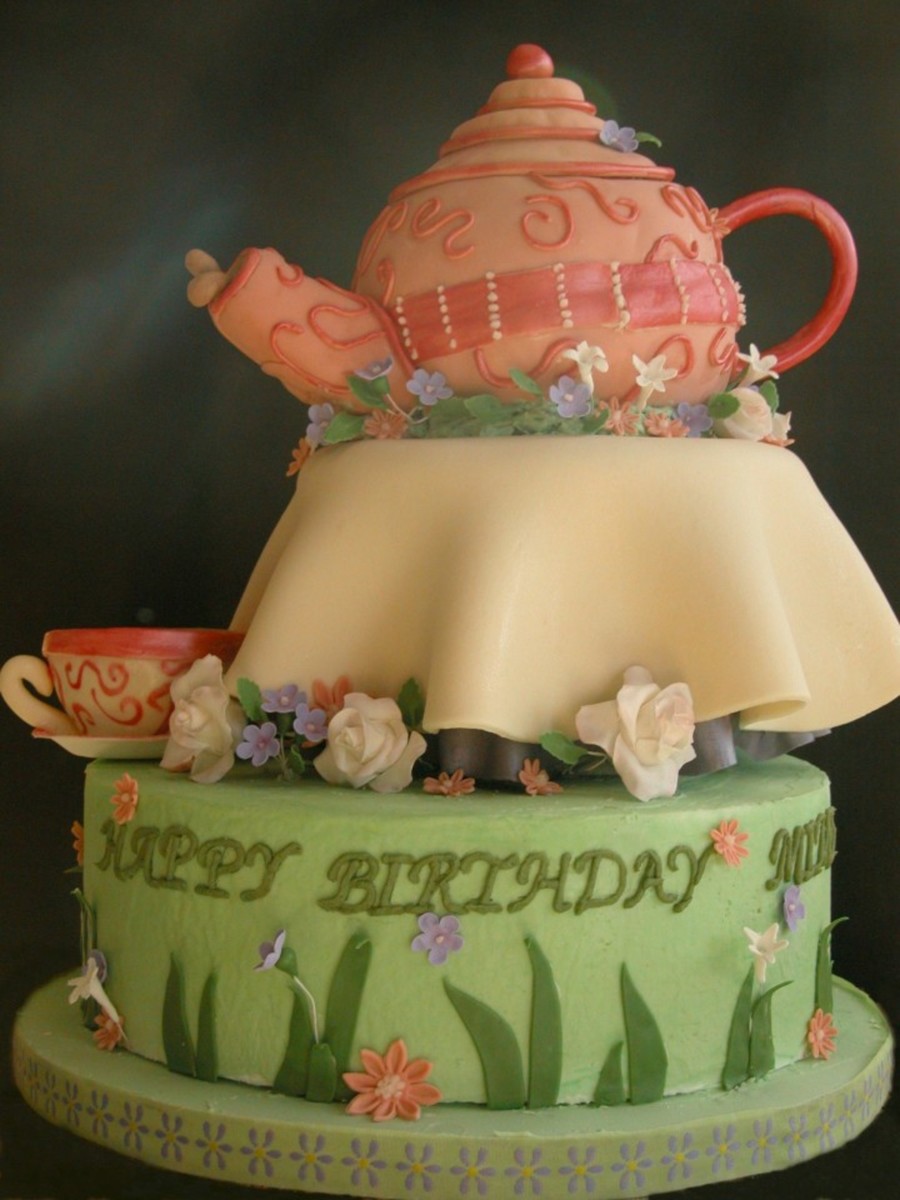 Garden Tea Party - CakeCentral.com