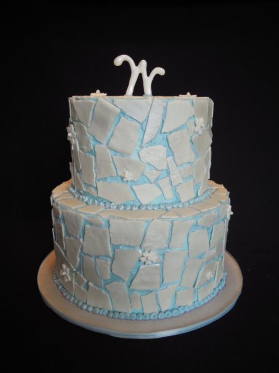 Blue Tile - CakeCentral.com