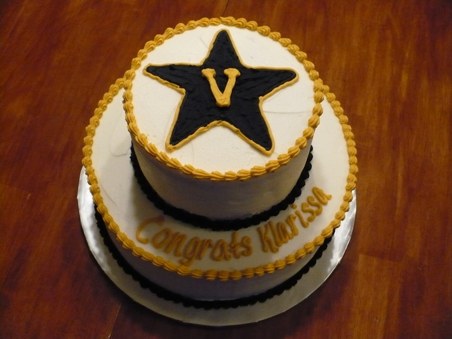 Vanderbilt Graduation Cake - CakeCentral.com