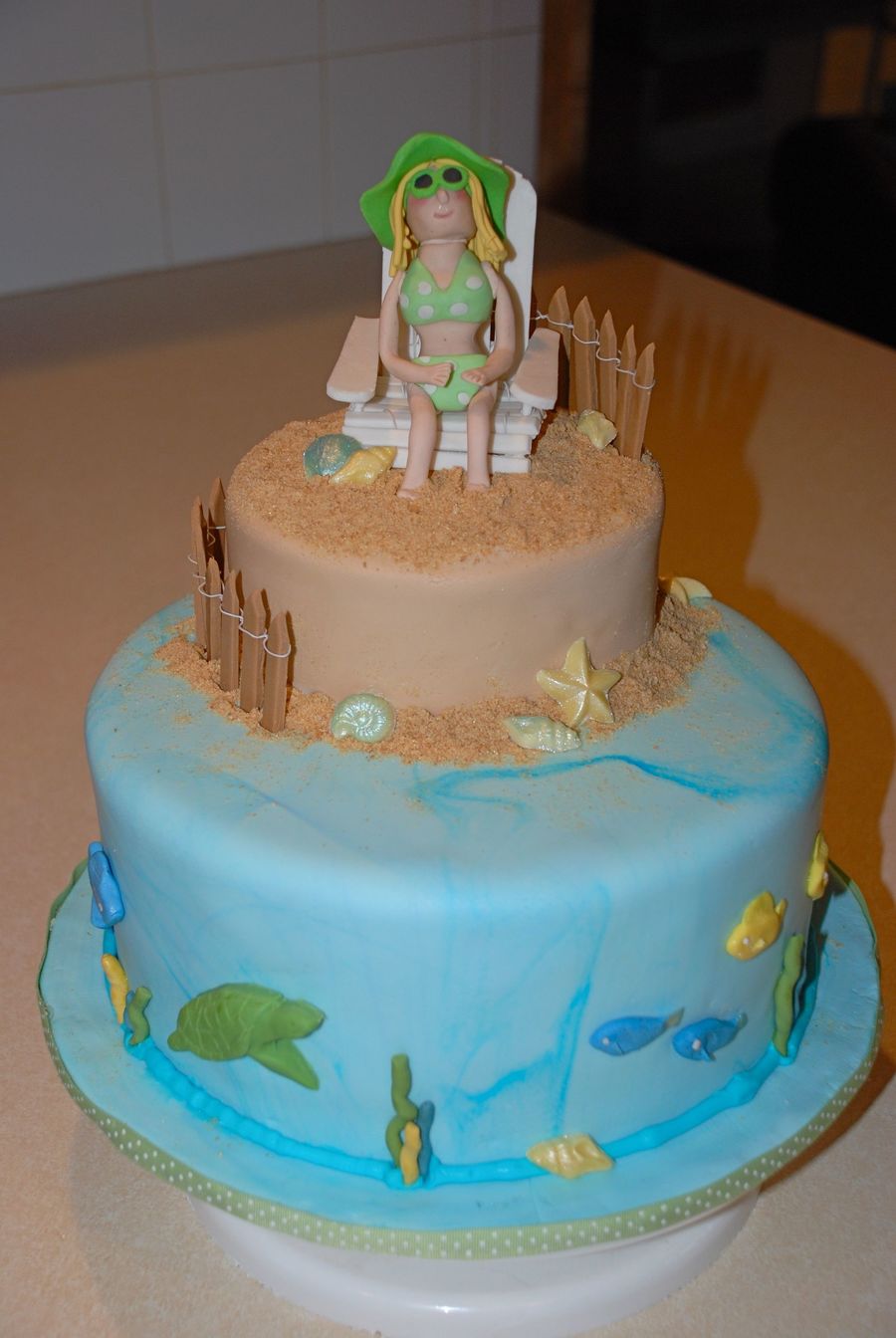 Birthday On The Beach - CakeCentral.com