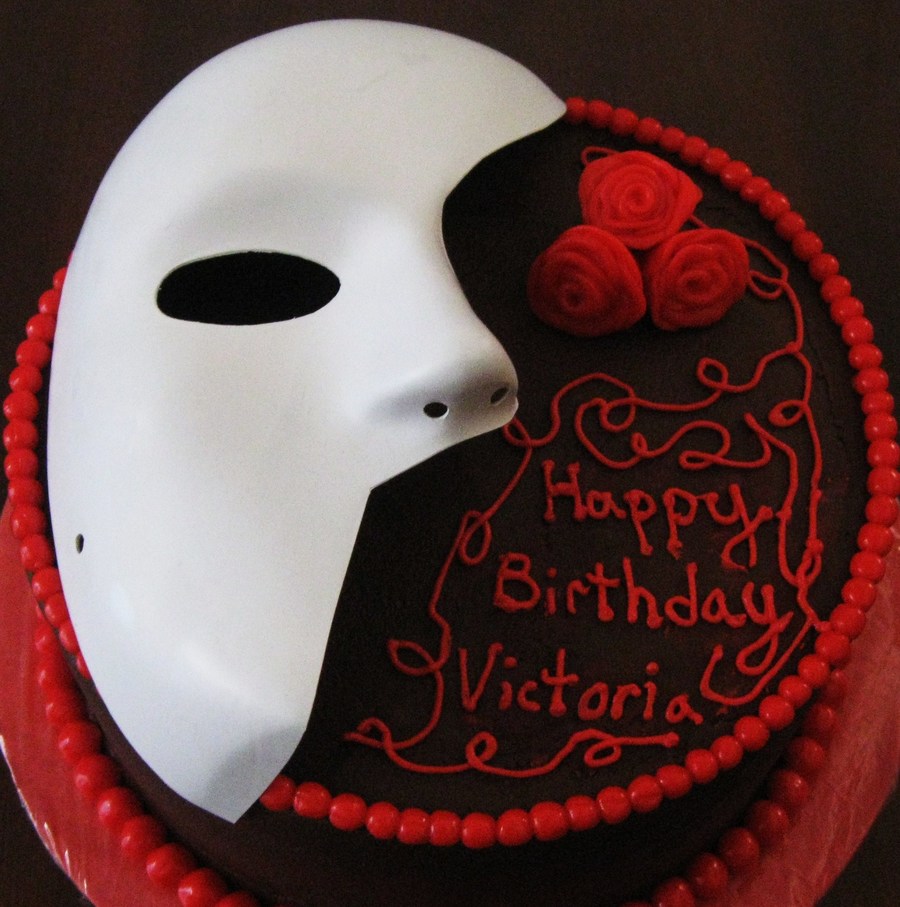 Phantom Of The Opera Cake - CakeCentral.com