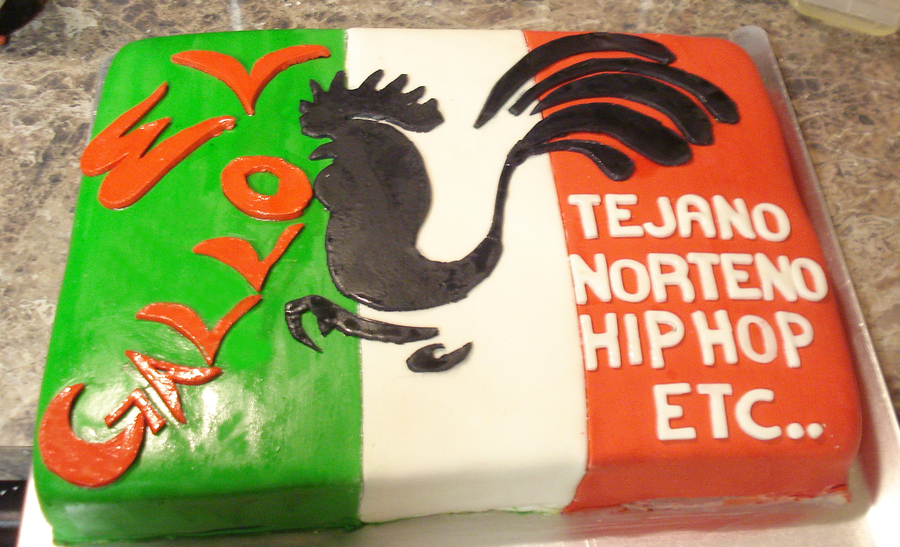 El Gallo Bday Cake - CakeCentral.com