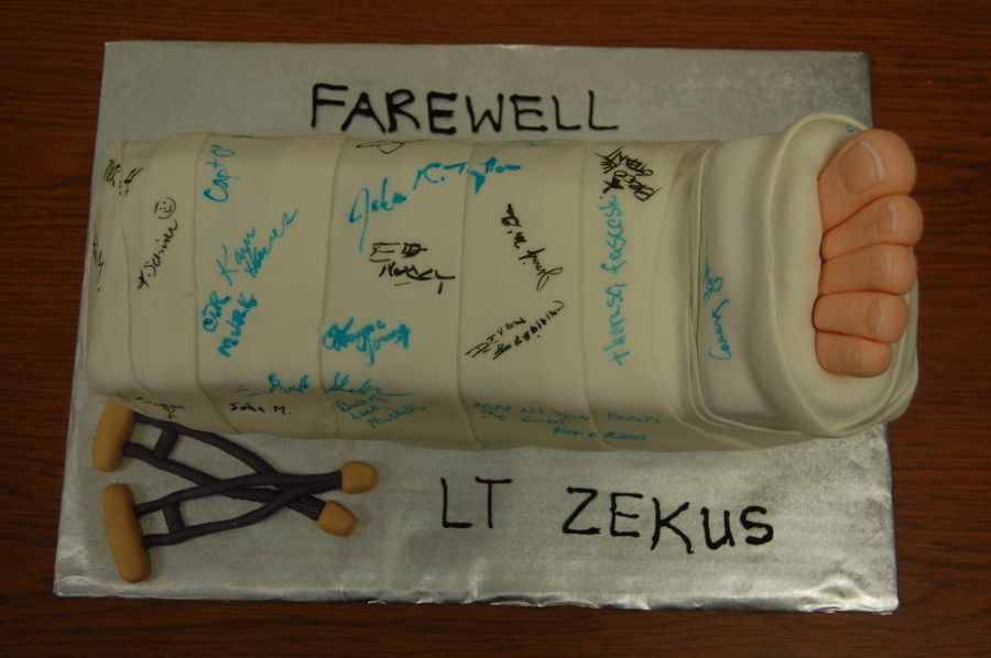 Farewell Cake - CakeCentral.com