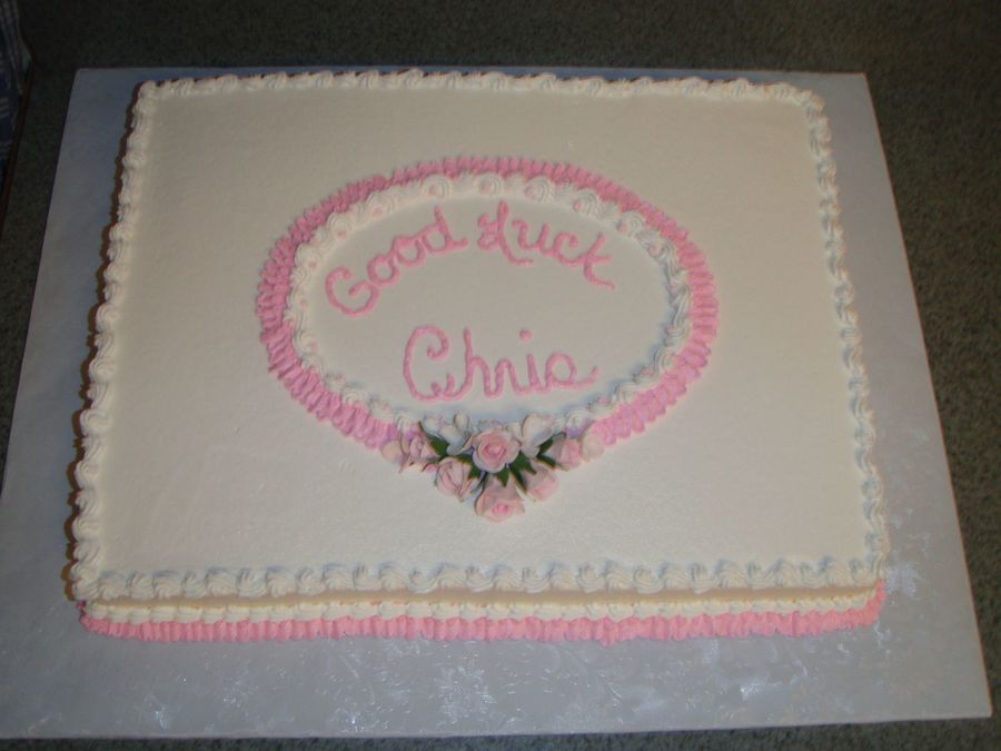 Good Luck-Sheet Cake - CakeCentral.com