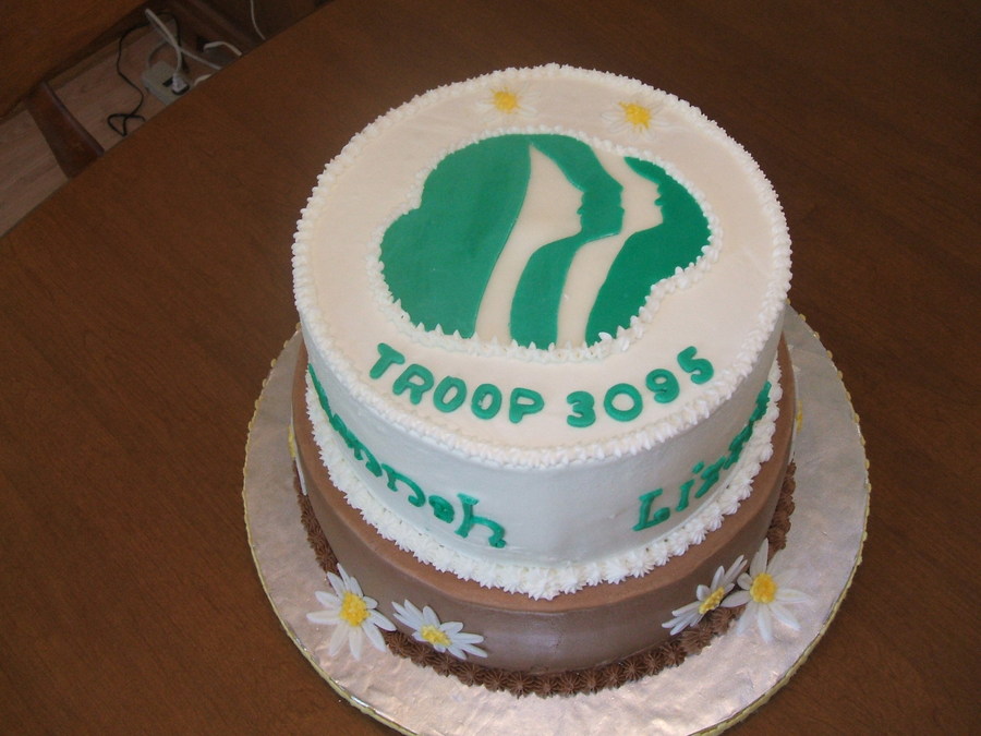 Girl Scout Bridging Cake - CakeCentral.com