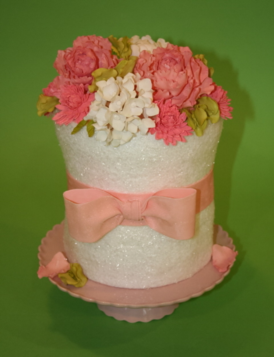 Vase Of Flowers Cake - CakeCentral.com