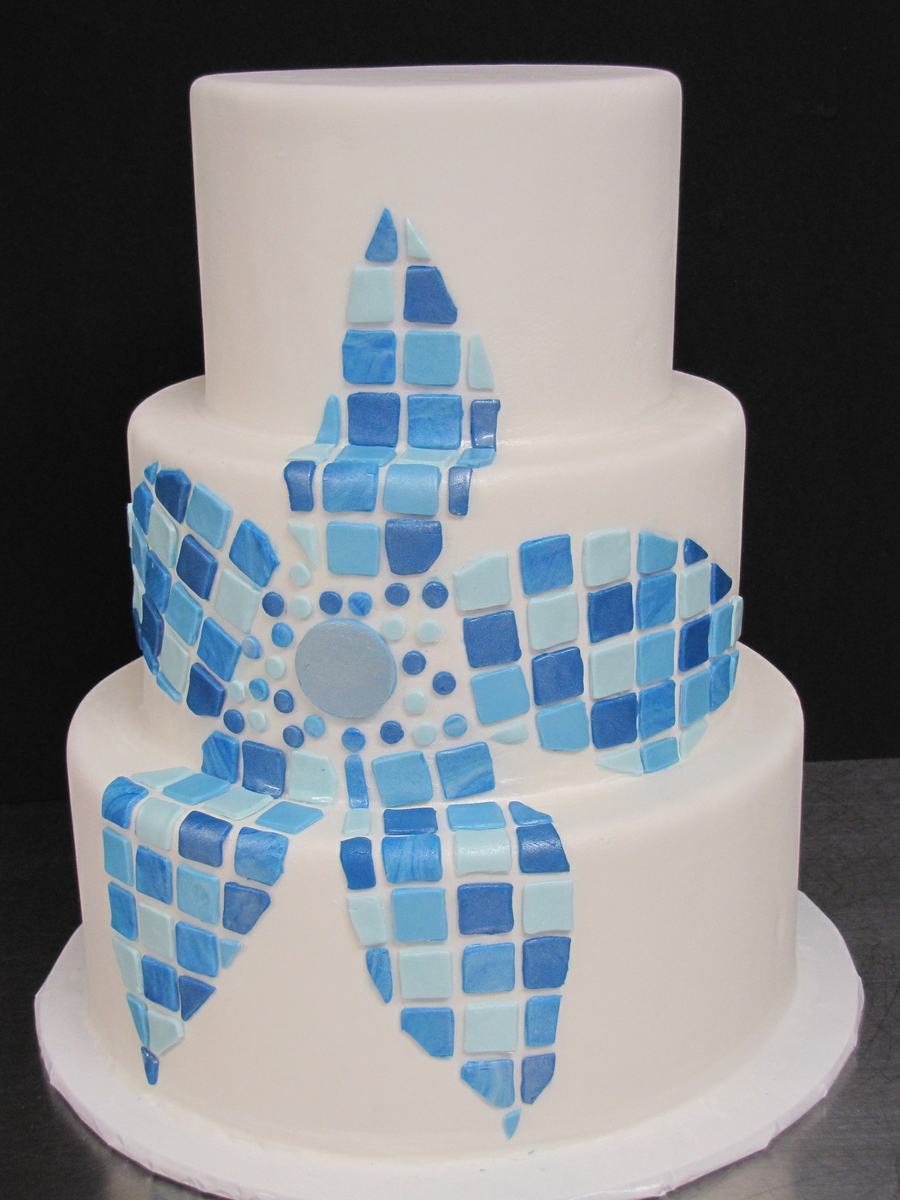 Mosaic Tropical - CakeCentral.com