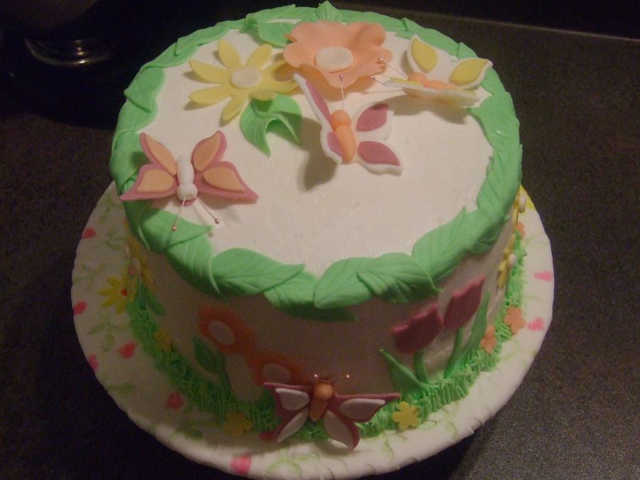 Butterfly Garden - CakeCentral.com