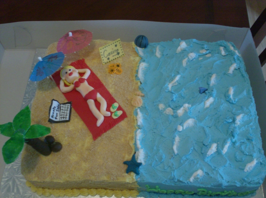 Beach Cake - CakeCentral.com