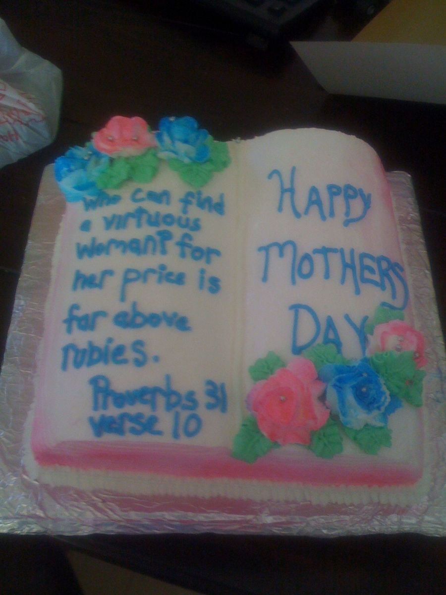 Bible Birthday Cake - CakeCentral.com
