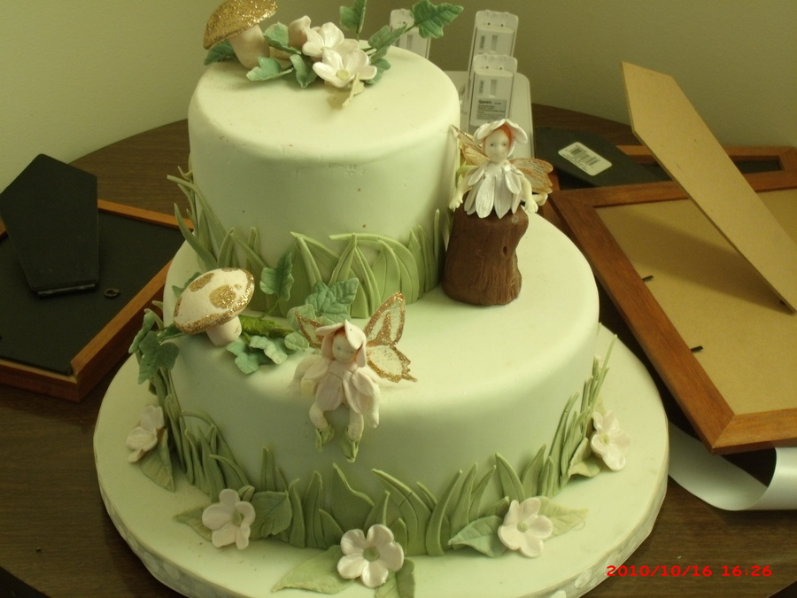 Fairy Cake Done For A Cake Competition - CakeCentral.com