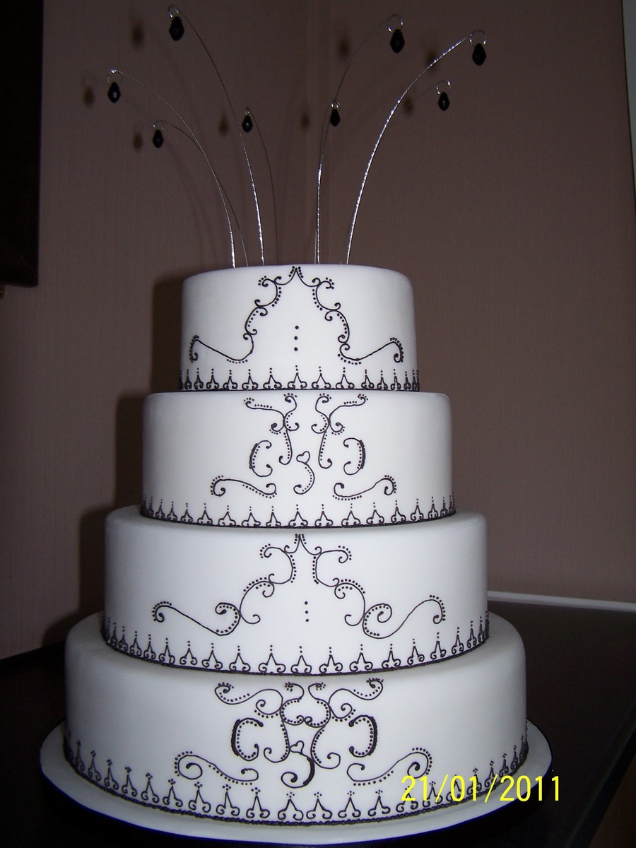 Simply Black And White - CakeCentral.com