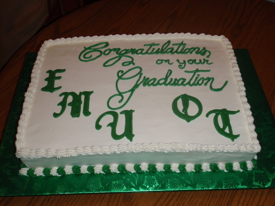 Eastern Michigan Occupational Therapy Graduation - CakeCentral.com