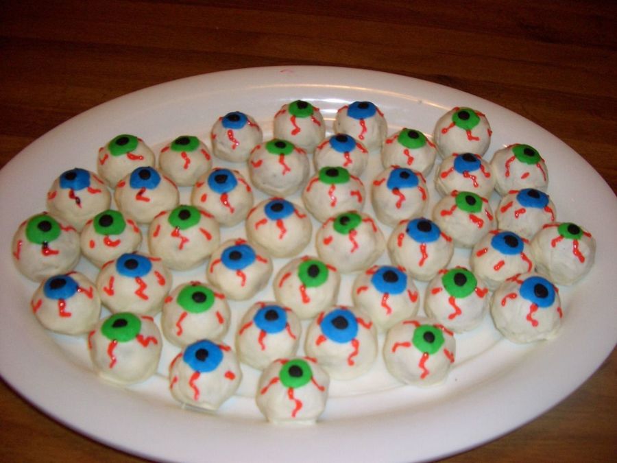 Cakeball Eyeballs For Halloween - CakeCentral.com