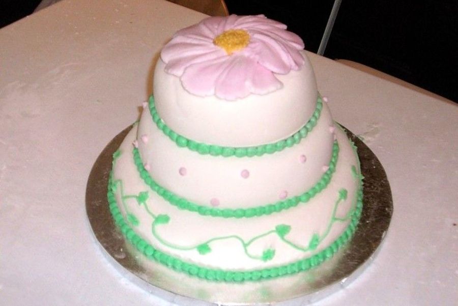 3 Tiered Cake - CakeCentral.com