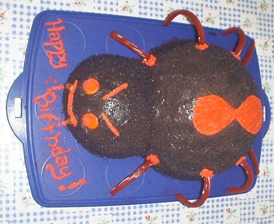 Spider Filled Cake - CakeCentral.com