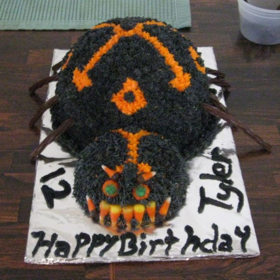 Birthday Spider - CakeCentral.com