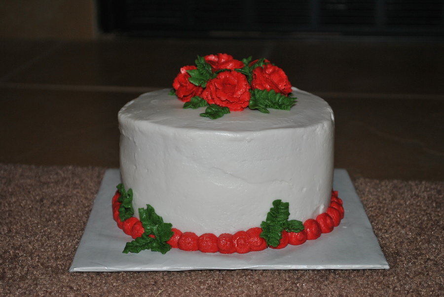 Anniversary Cake - CakeCentral.com