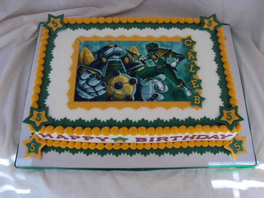 Power Ranger Birthday Cake - CakeCentral.com