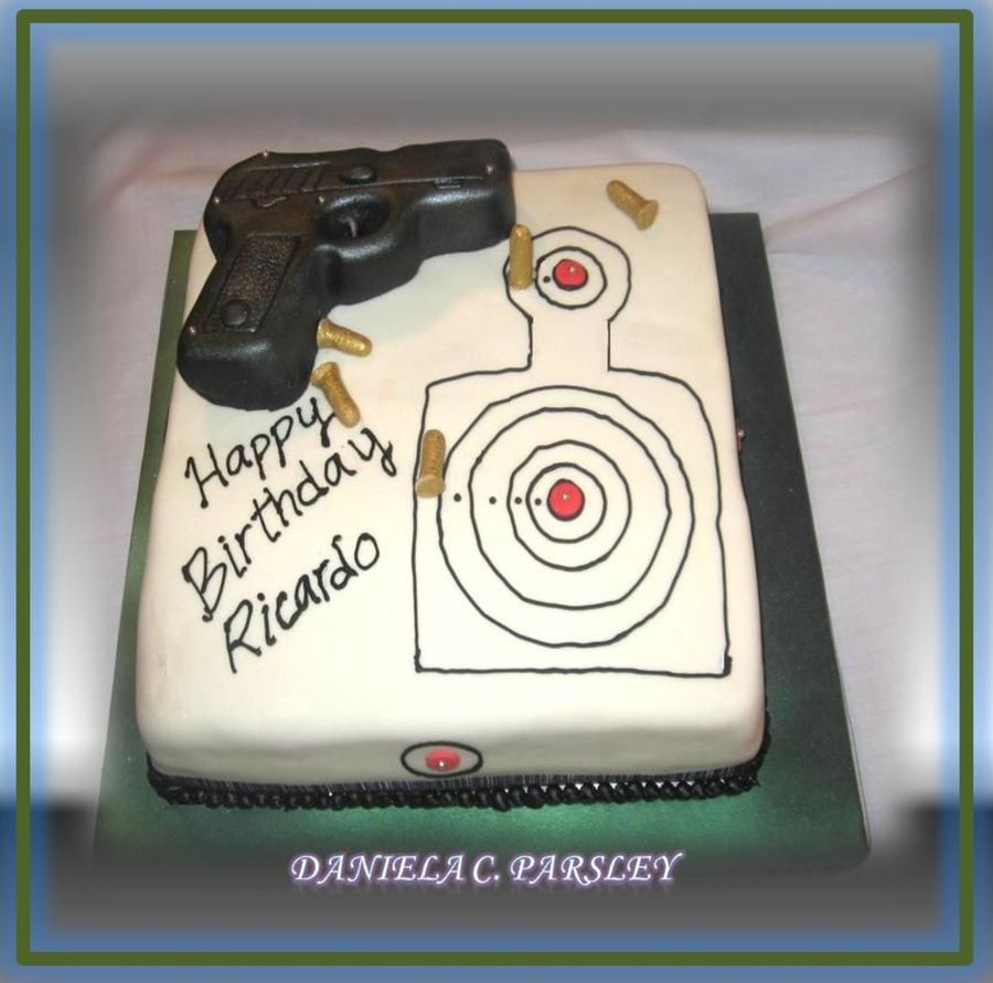 Gun Cake - CakeCentral.com