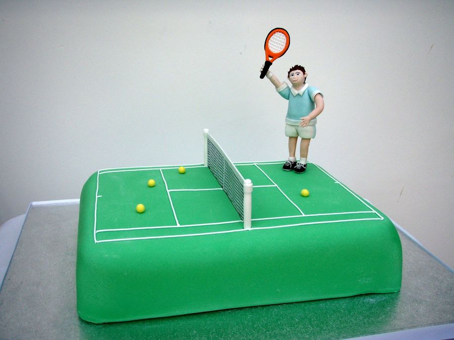 Jamie's Tennis Cake - CakeCentral.com