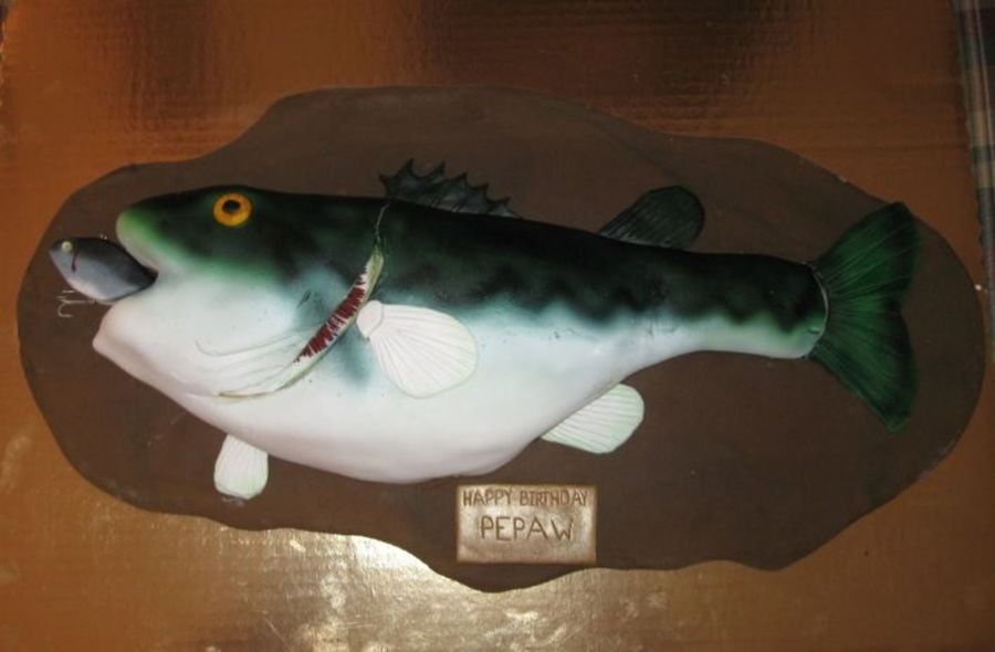 Largemouth Bass Cake - CakeCentral.com