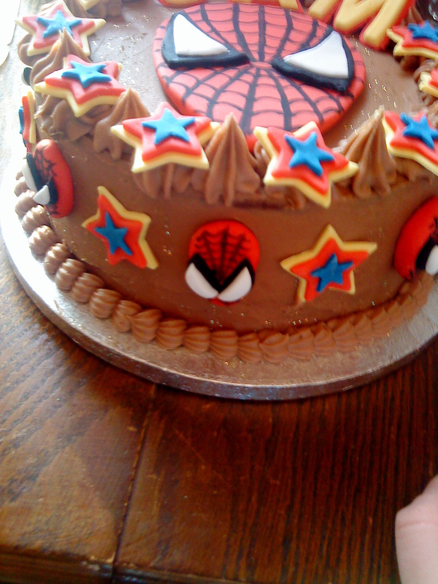 Spiderman Chocolate Cake - CakeCentral.com