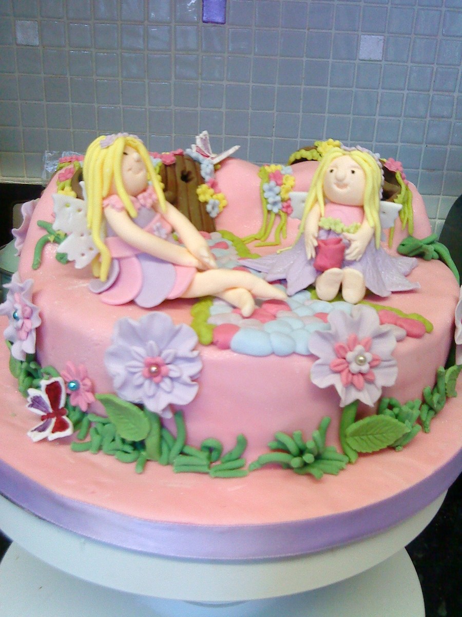 Fairy Land Cake - CakeCentral.com