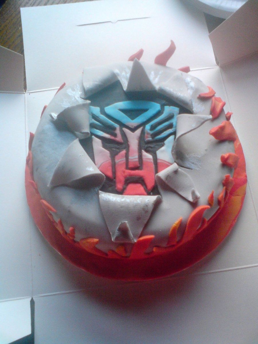 Transformers Cake - CakeCentral.com