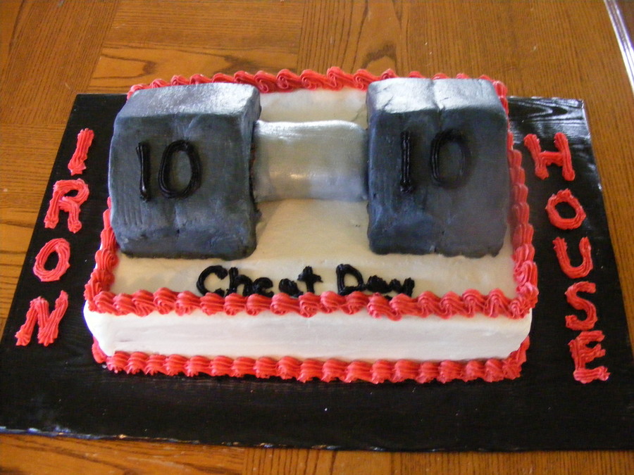 Weightlifting Cake - CakeCentral.com
