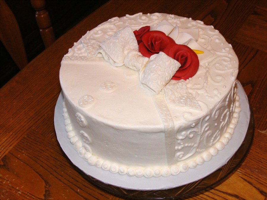 Bridal Shower Cake - CakeCentral.com