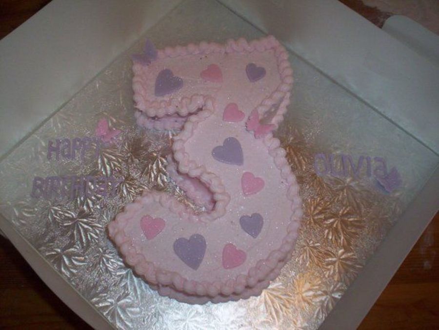 Number 3 Cake - CakeCentral.com
