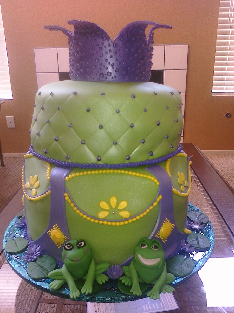 Princess And The Frog Cake - CakeCentral.com