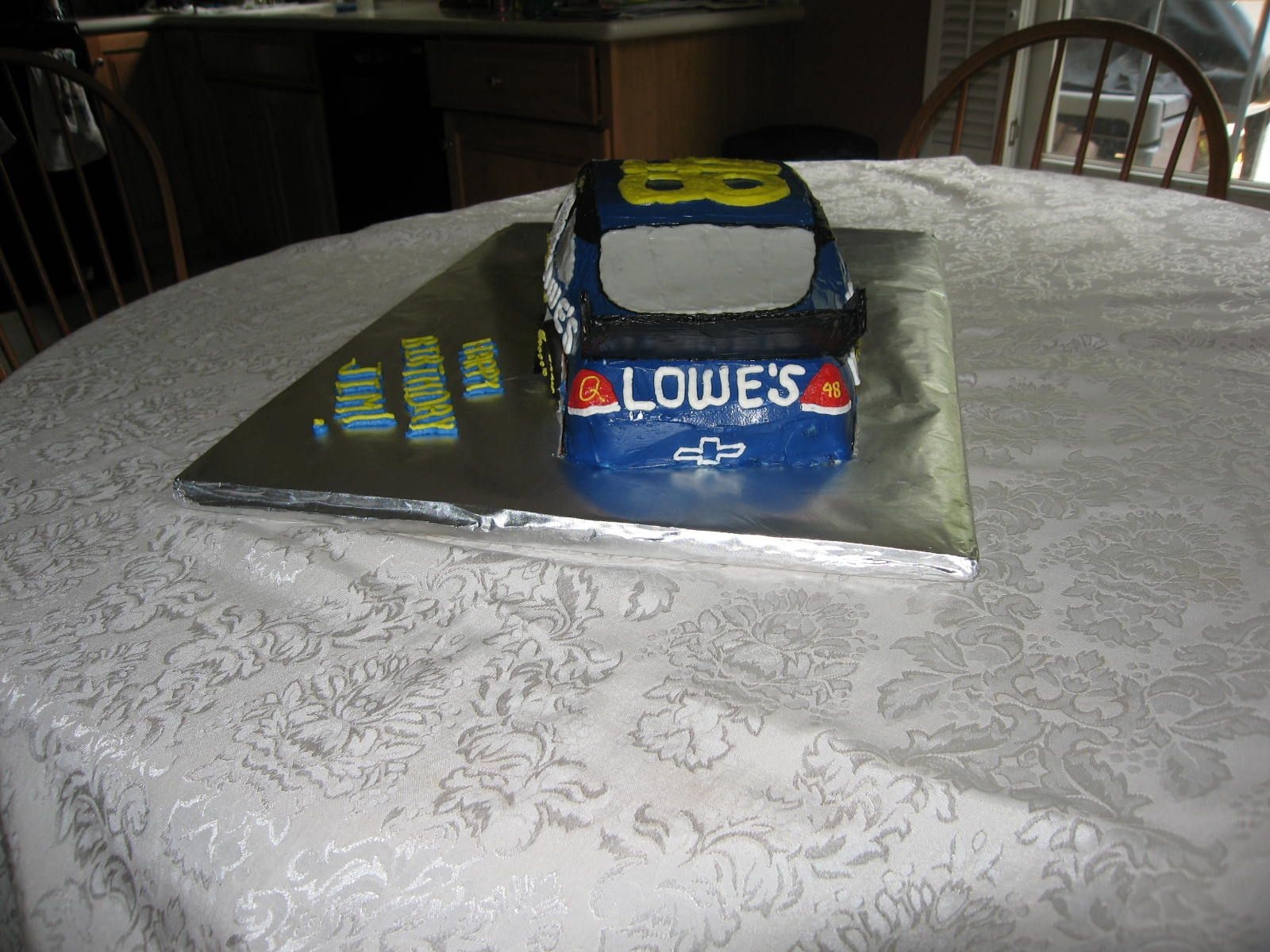 Jimmie Johnson Nascar Cake - CakeCentral.com