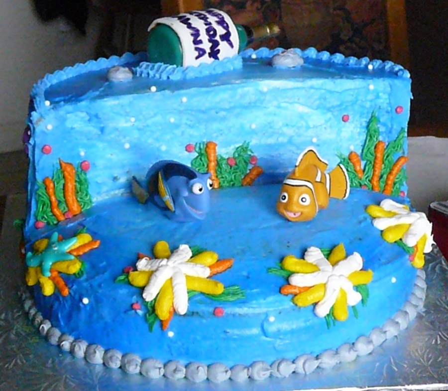 Nemo & Dori Cake - CakeCentral.com