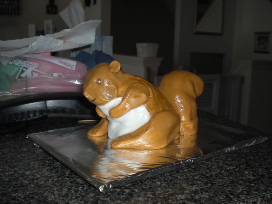 Supposed To Be A Squirrel - CakeCentral.com