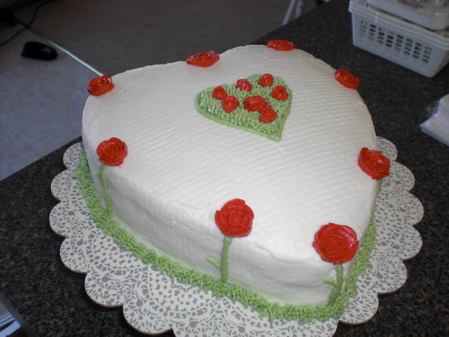 Heart Anniversary - CakeCentral.com