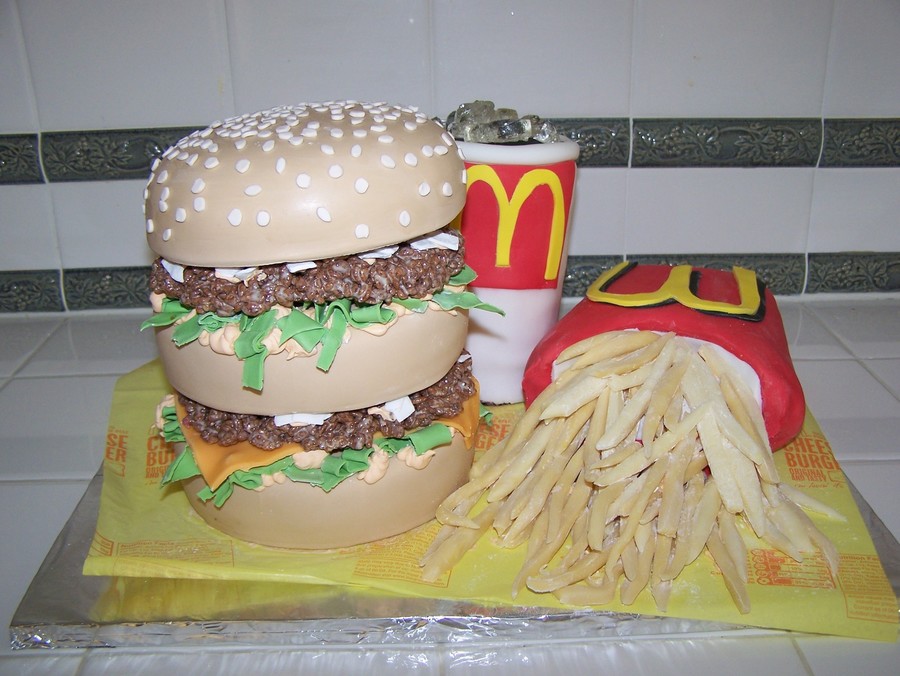 Big Mac, Fries And A Coke! - CakeCentral.com