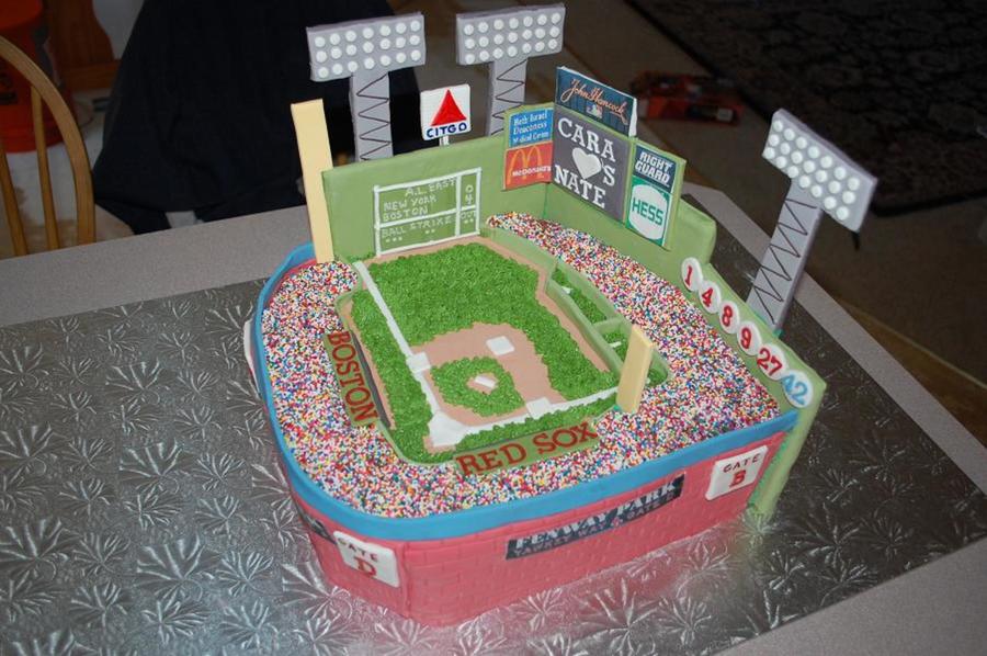 Fenway Park Cake - CakeCentral.com