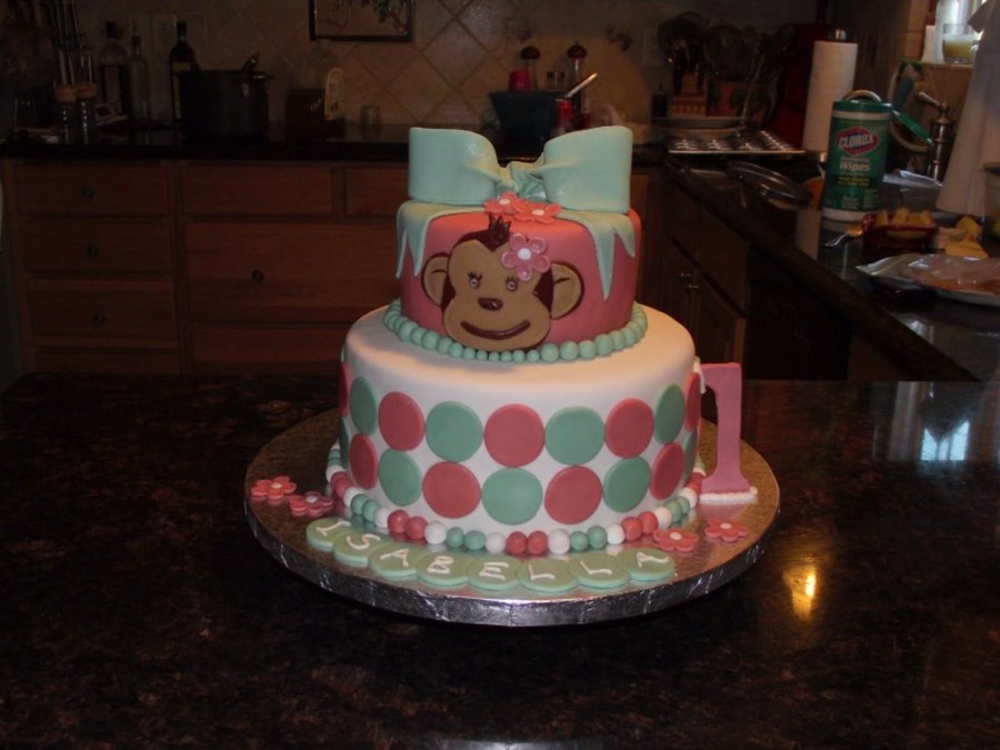 Mod Monkey Cake - CakeCentral.com