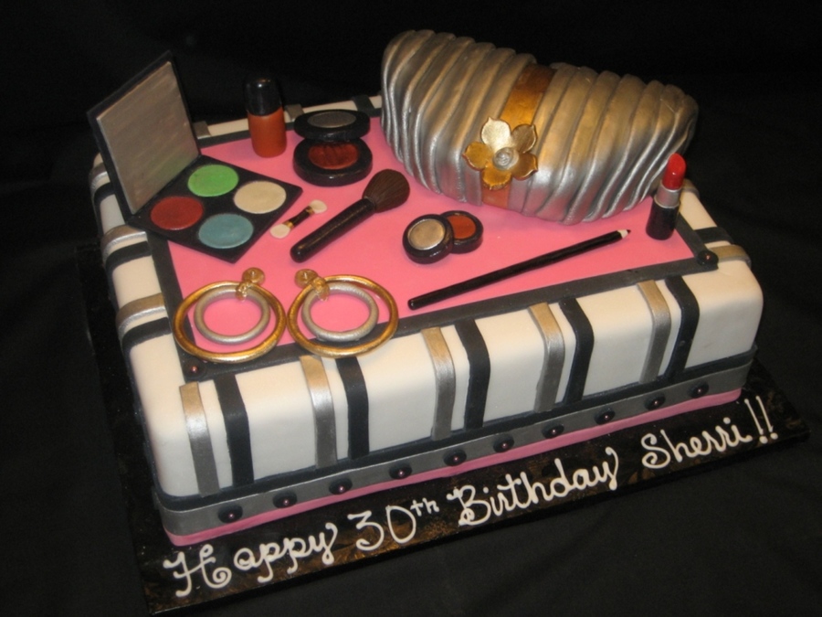 Flirty Thirty Birthday Cake - CakeCentral.com