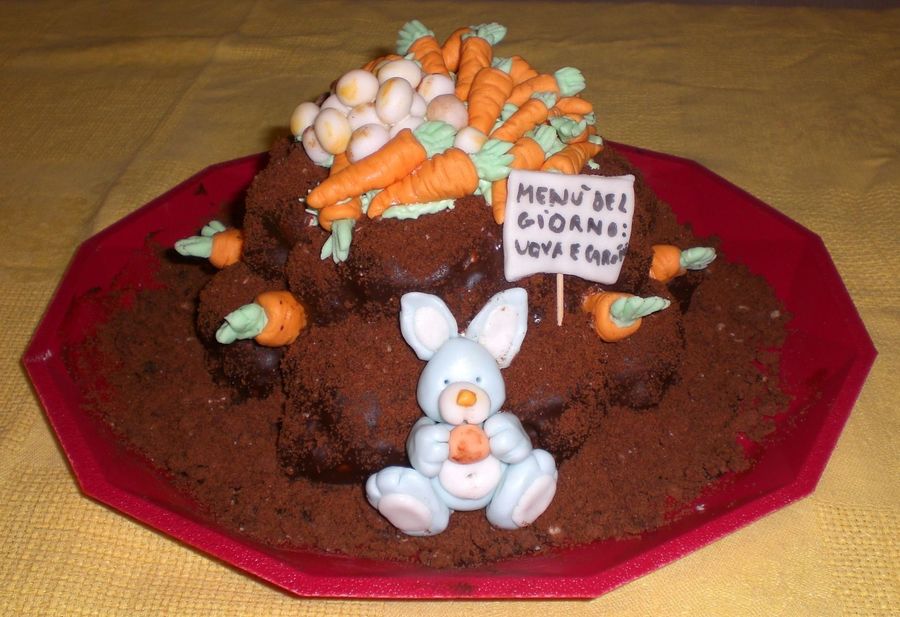 Bunny Easter Cake - CakeCentral.com