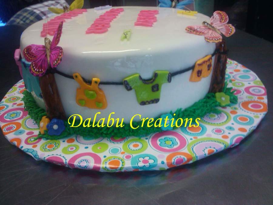 Baby Clothes Baby Shower - CakeCentral.com