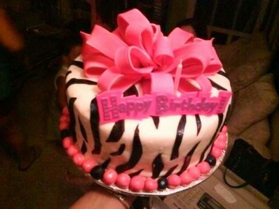 Zebra Animal Print - CakeCentral.com